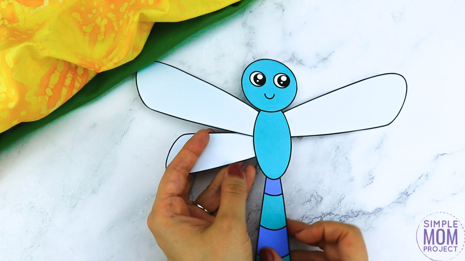 Free Printable Dragonfly Craft Template – Simple Mom Project