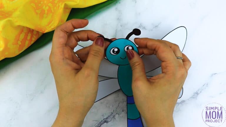 Free Printable Dragonfly Craft Template – Simple Mom Project