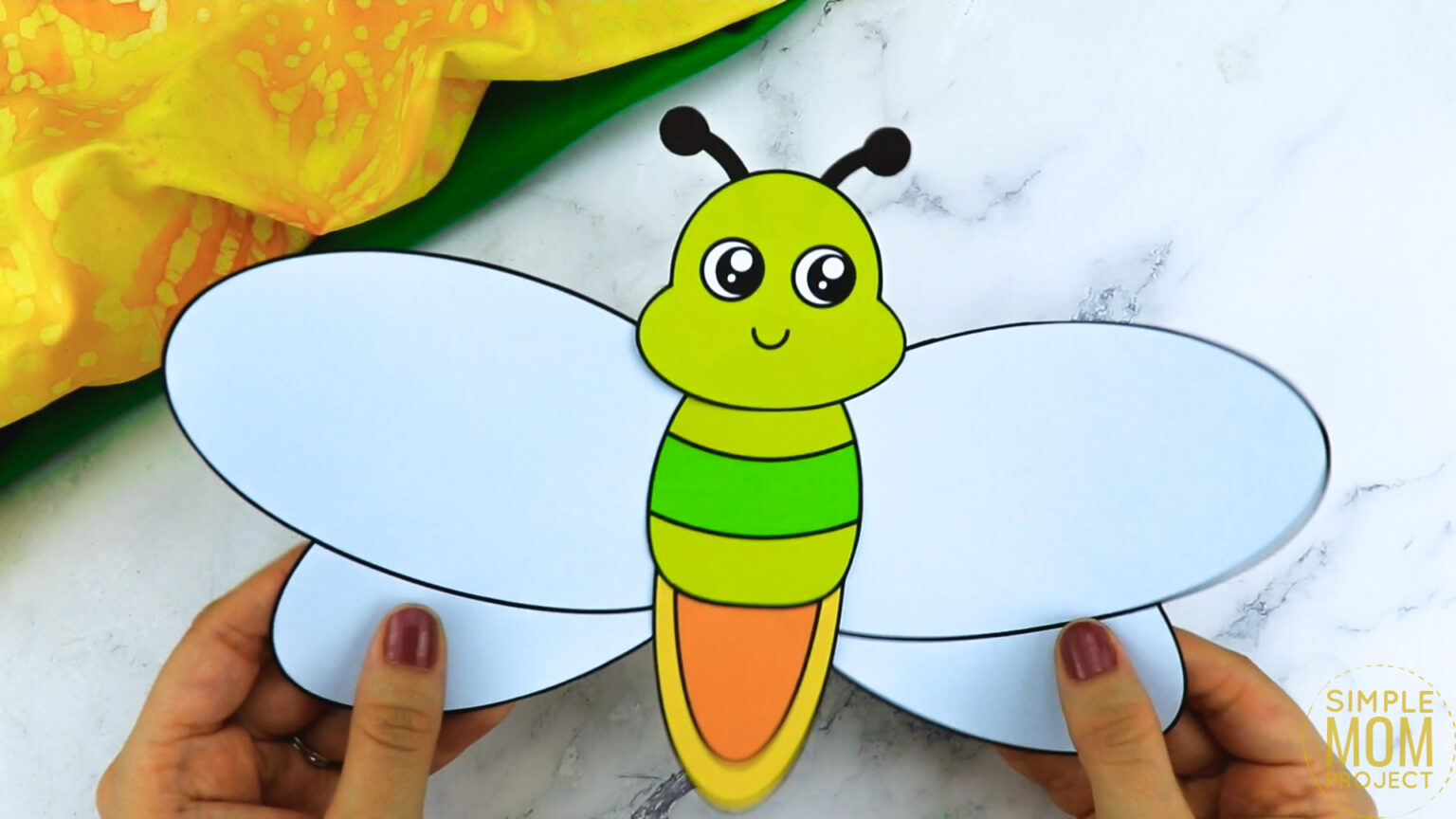 Free Printable Firefly Craft Template – Simple Mom Project