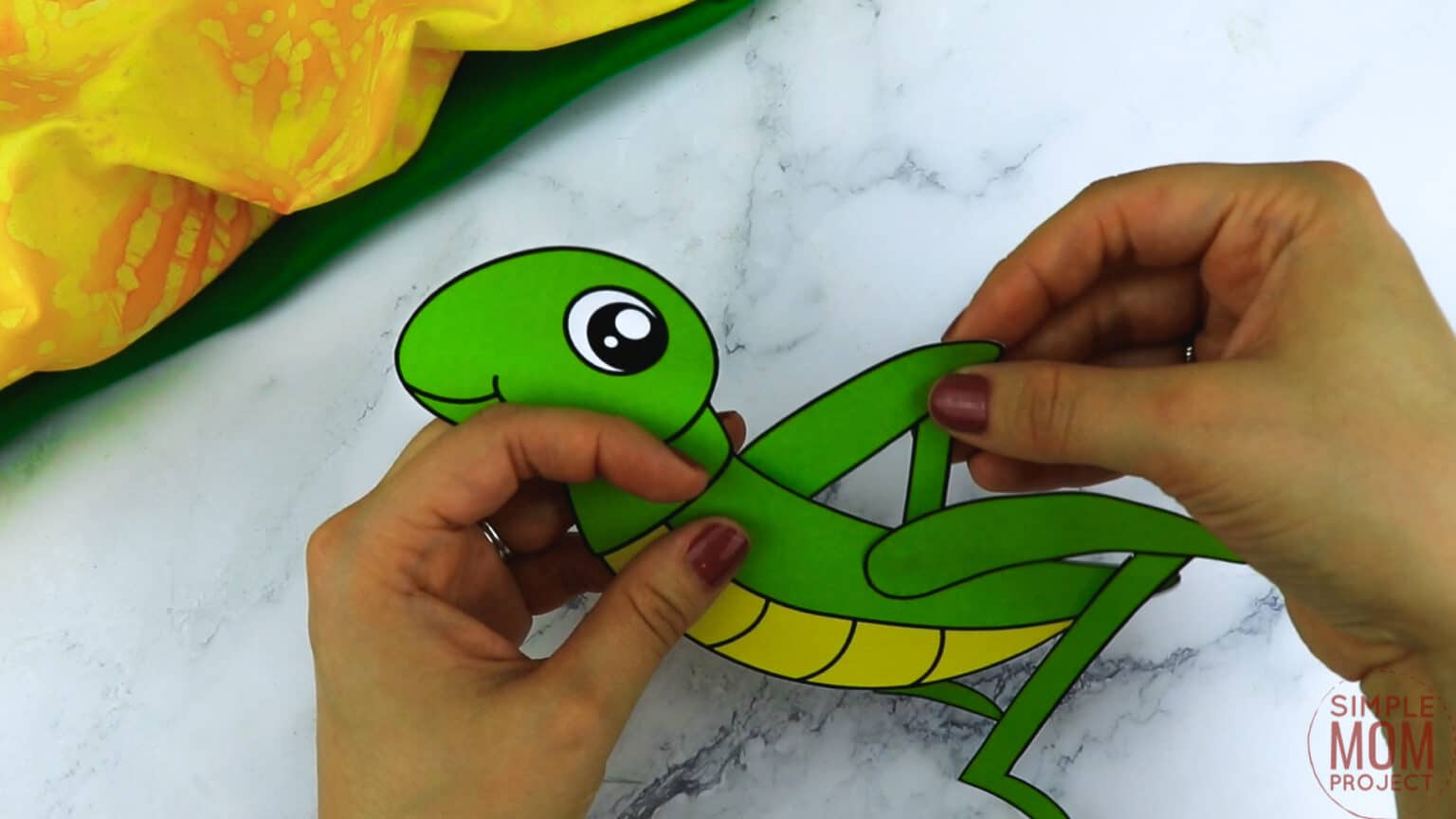 Free Printable Grasshopper Craft Template - Simple Mom Project