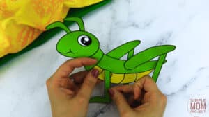 Free Grasshopper Craft Template for Kids (Fun Insect Printable Activity ...