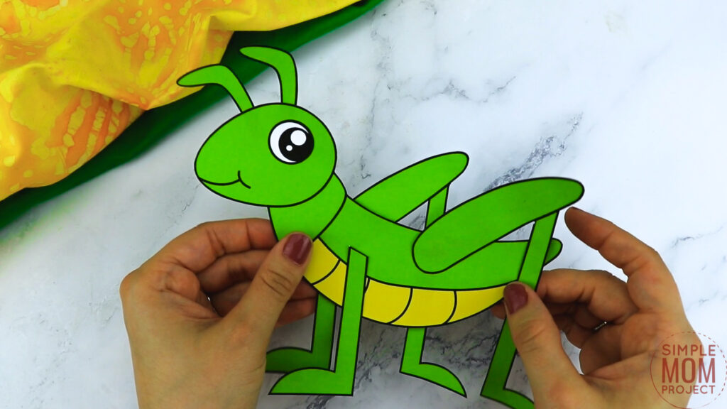 Free Printable Grasshopper Craft Template – Simple Mom Project