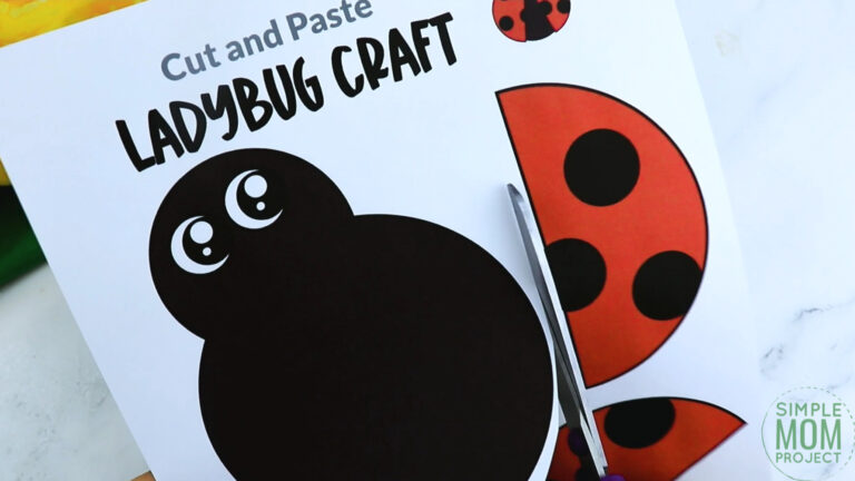 Free Printable Ladybug Craft Template - Simple Mom Project