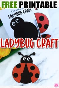 Free Printable Ladybug Craft Template - Simple Mom Project