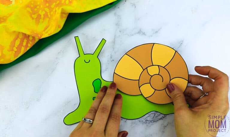 Free Printable Snail Craft for Kids (Simple Spring Learning Activity) - Simple Mom Project