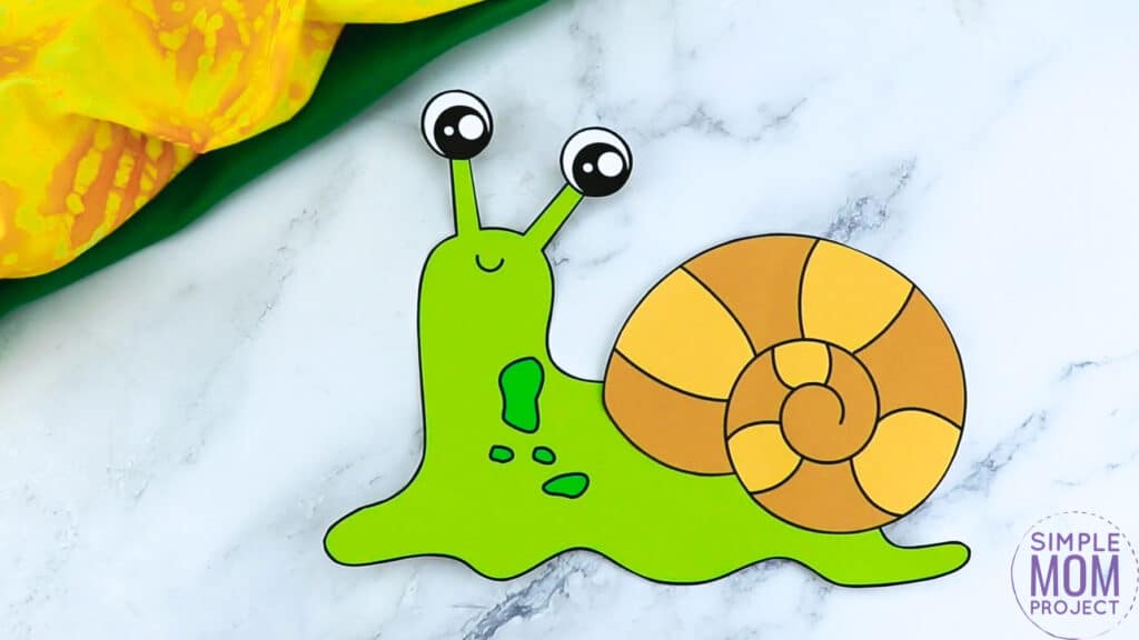 Free Printable Snail Craft for Kids (Simple Spring Learning Activity ...