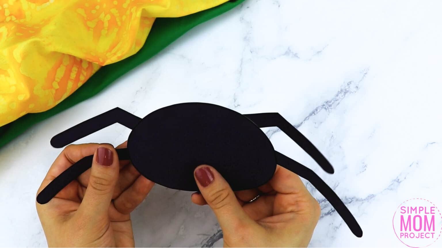 Free Printable Spider Craft Template (Easy and Fun Bug Craft for Kids ...