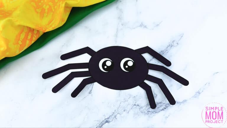 Free Printable Spider Craft Template (Easy and Fun Bug Craft for Kids ...