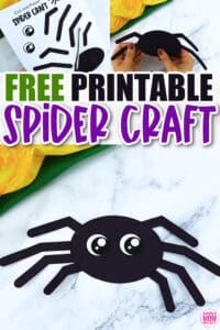 Free Printable Spider Craft Template - Simple Mom Project