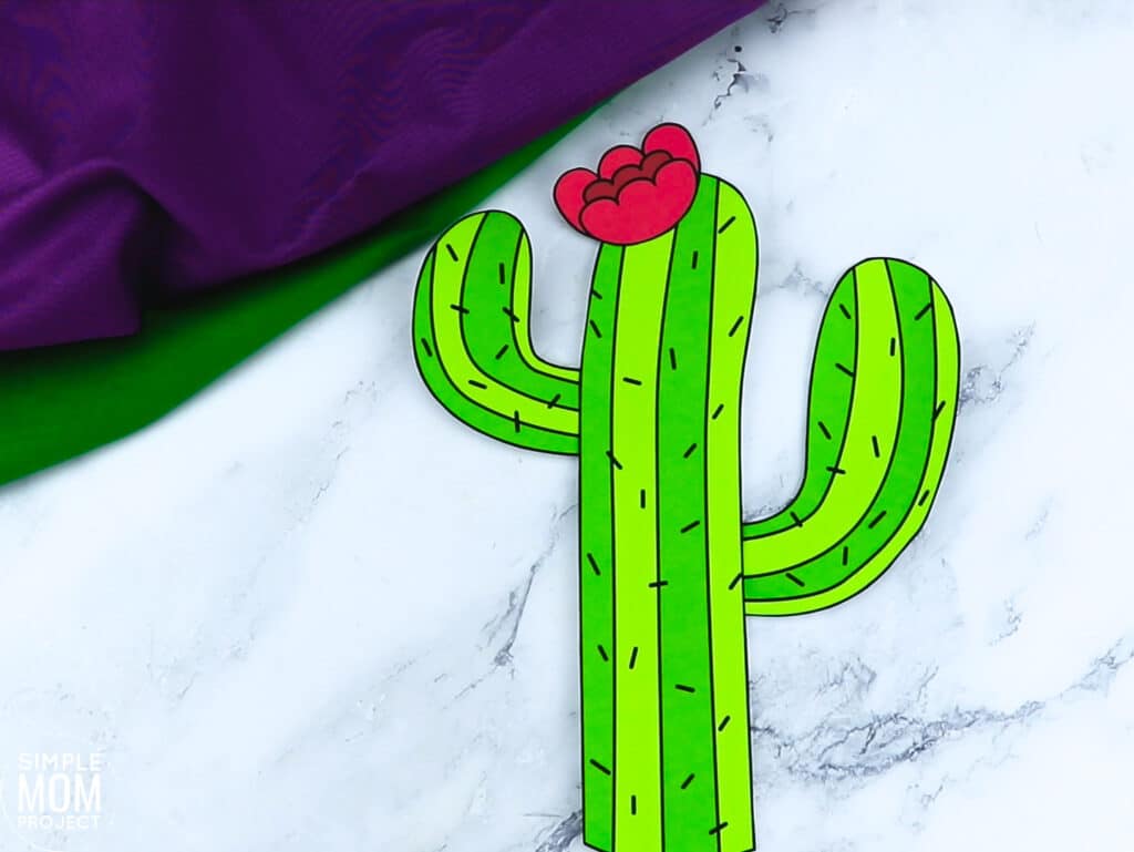 Free Printable Cactus Craft (Cute and Easy Activity for Kids) - Simple ...