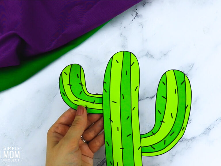 Free Printable Cactus Craft Template - Simple Mom Project
