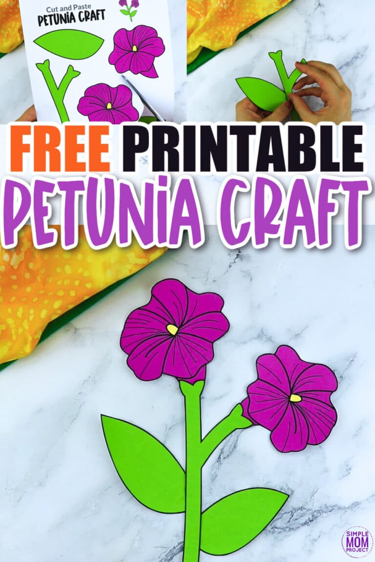 Free Printable Daffodil Craft Template - Simple Mom Project