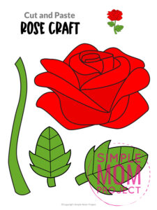 Printable Flower Craft Templates – Simple Mom Project