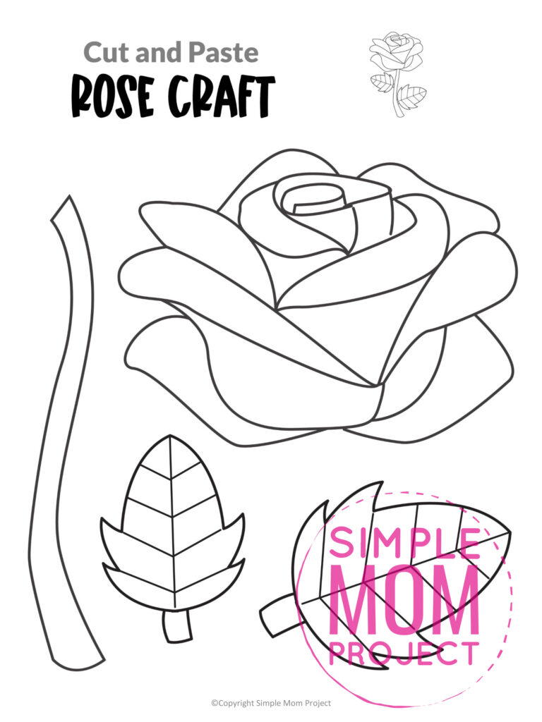 Printable Flower Craft Templates – Simple Mom Project
