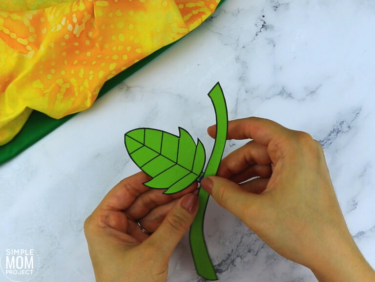 Free Printable Rose Craft Template - Simple Mom Project