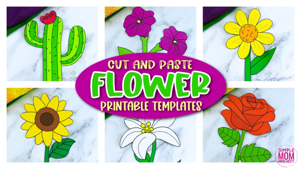 Printable Flower Craft Templates – Simple Mom Project