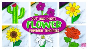 Printable Flower Craft Templates - Simple Mom Project