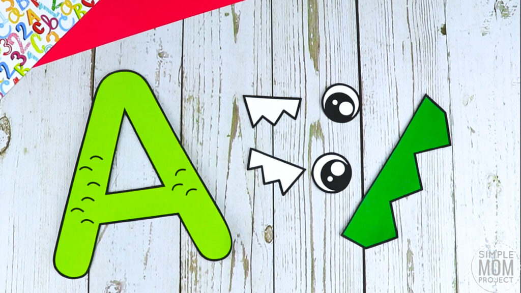 Free Printable Letter A Alligator Craft for Kids & Teachers - Simple ...