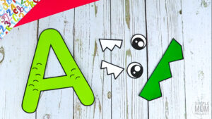 Free Printable Letter A Alligator Craft for Kids & Teachers - Simple ...
