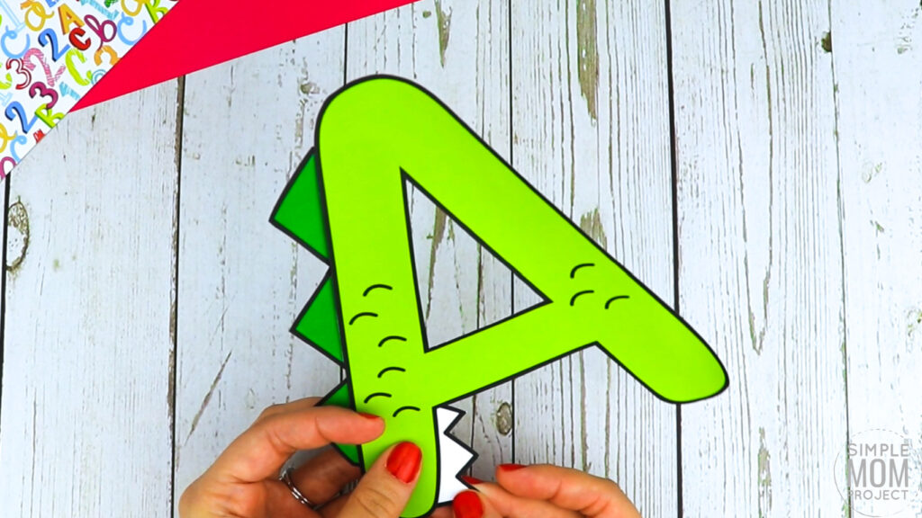 Free Printable Letter A Alligator Craft for Kids & Teachers - Simple ...