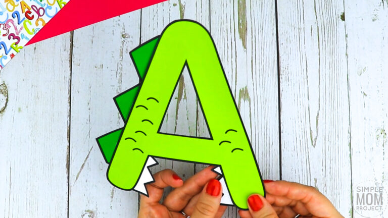 Free Printable Letter A Alligator Craft for Kids & Teachers - Simple ...