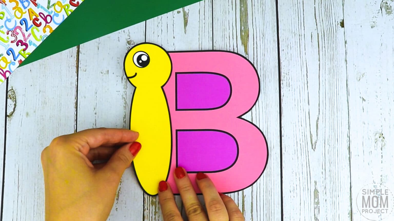 Free Printable Letter B Butterfly Craft for Kids & Teachers - Simple ...