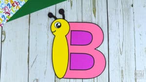 Free Printable Letter B Butterfly Craft for Kids & Teachers - Simple ...