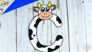 Free Printable Letter C Cow Craft for Kids & Teachers - Simple Mom Project