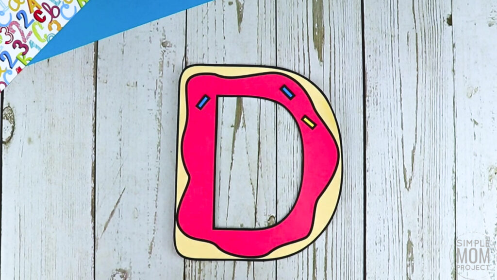 Free Printable Letter D Craft Template – Simple Mom Project