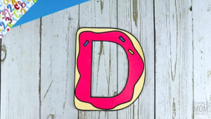 Free Printable Letter D Craft Template – Simple Mom Project
