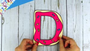Free Printable Letter D Donut Craft for Kids & Teachers - Simple Mom ...
