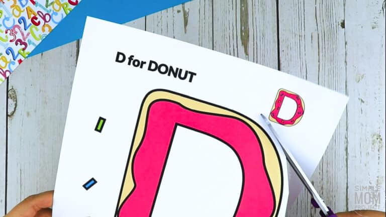 Free Printable Letter D Craft Template – Simple Mom Project