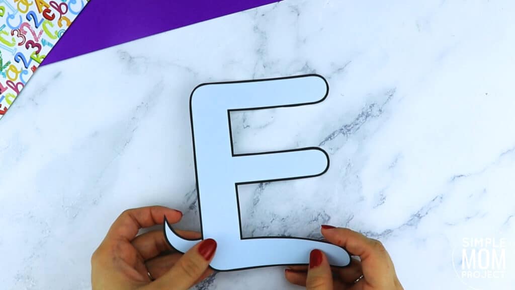 Free Printable Letter E Elephant Craft for Kids & Teachers - Simple Mom ...
