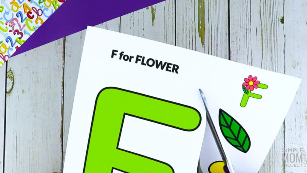 Free Printable Letter F Flower Craft for Kids & Teachers - Simple Mom ...