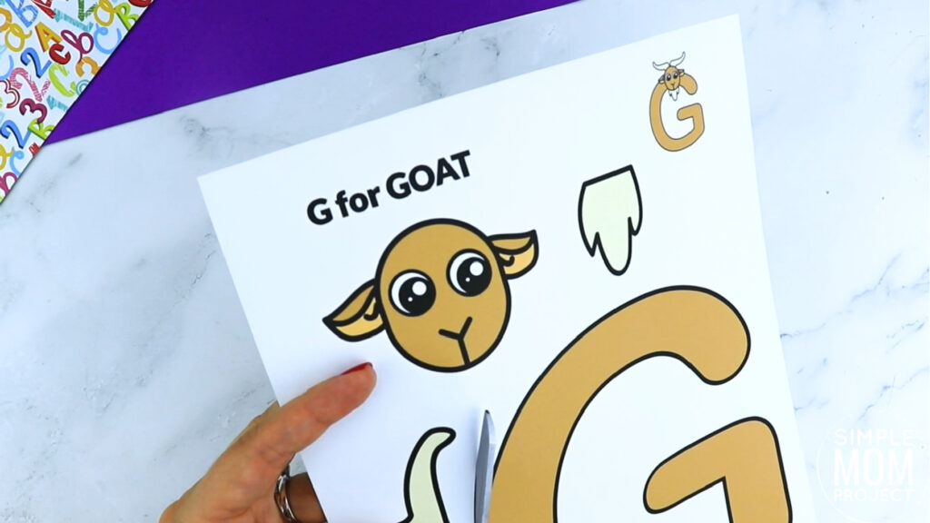 Free Printable Letter G Goat Craft for Kids & Teachers - Simple Mom Project