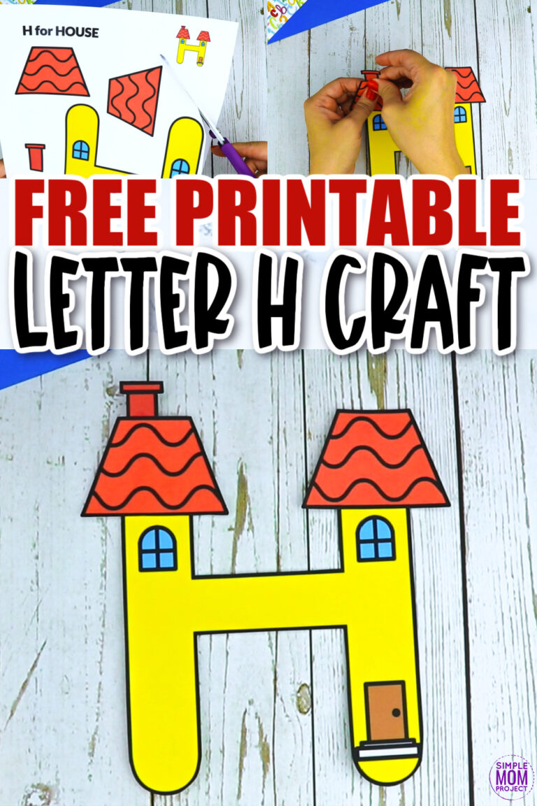 Free Printable Letter H House Craft for Kids & Teachers - Simple Mom ...