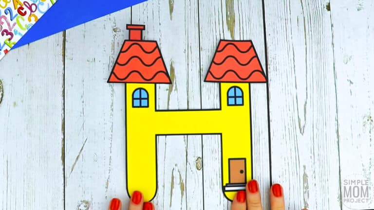 Free Printable Letter H House Craft for Kids & Teachers - Simple Mom ...