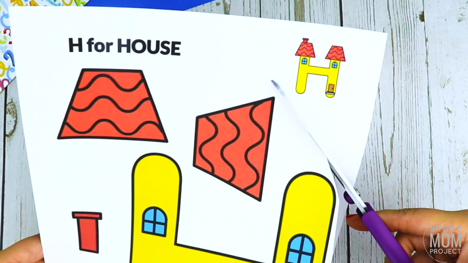 Free Printable Letter H House Craft for Kids & Teachers - Simple Mom ...