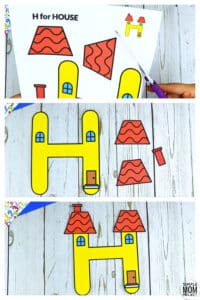 Free Printable Letter H Craft Template - Simple Mom Project
