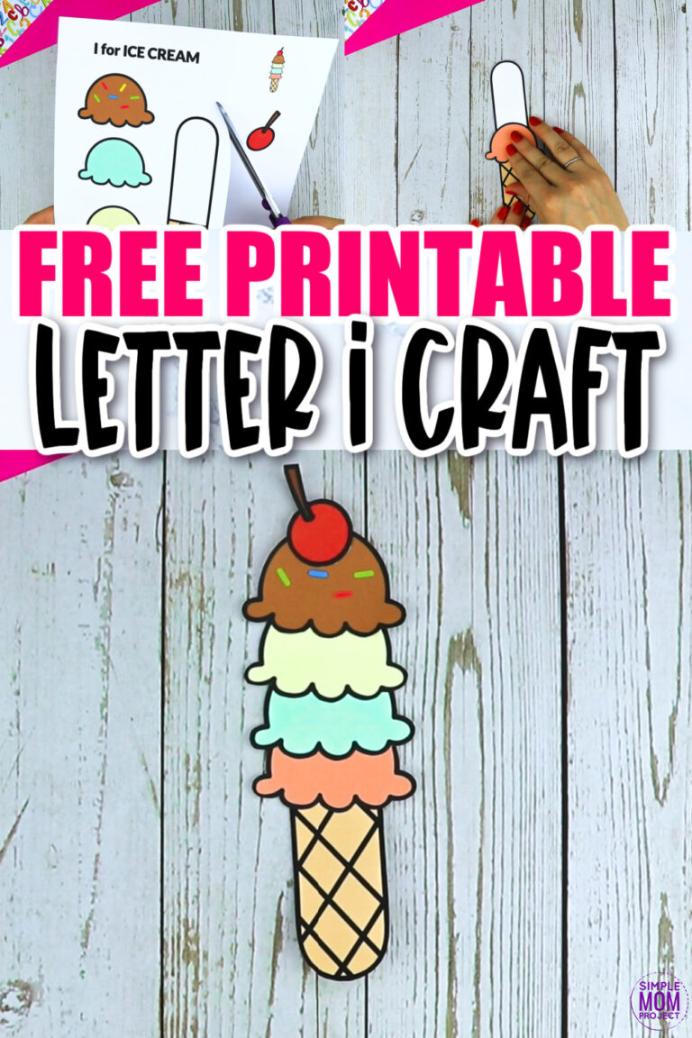 Free Printable Letter I Craft Template - Simple Mom Project