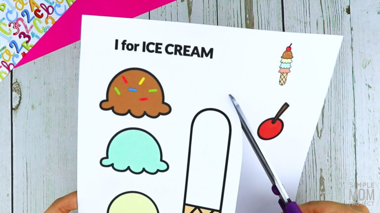 Free Printable Letter I Craft Template - Simple Mom Project