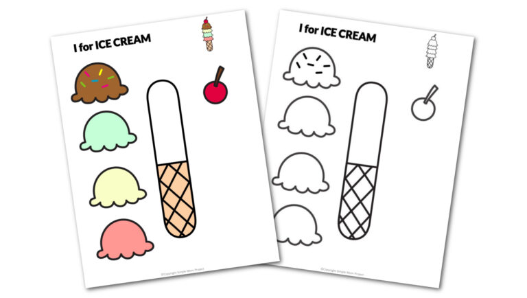 Free Printable Letter I Craft Template - Simple Mom Project