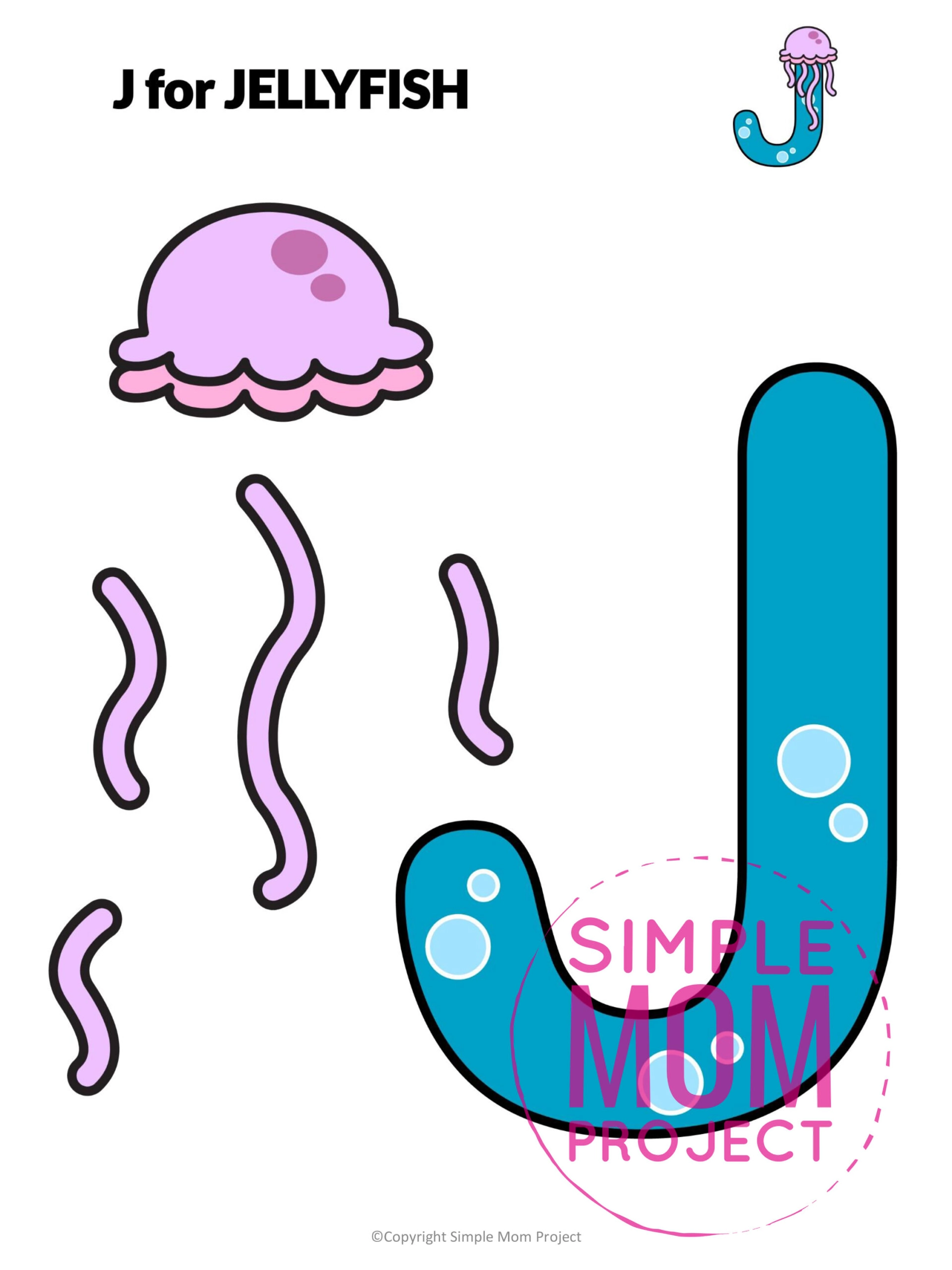 Printable A To Z Alphabet Craft Templates Simple Mom Project