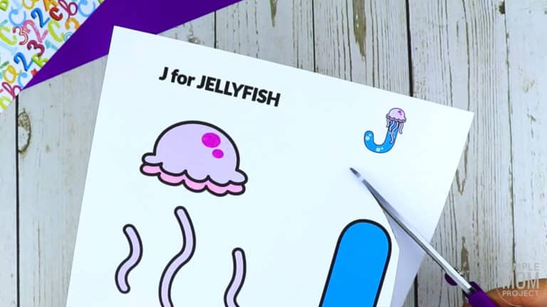 Free Printable Letter J Jellyfish Craft for Kids & Teachers - Simple ...