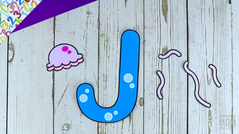 Free Printable Letter J Jellyfish Craft for Kids & Teachers - Simple ...
