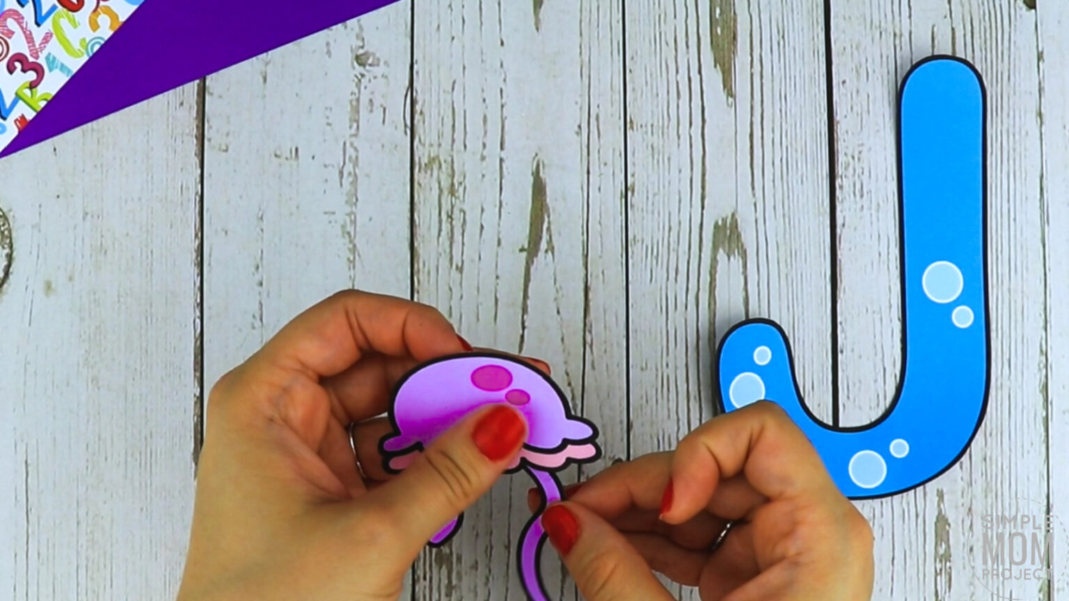 Free Printable Letter J Jellyfish Craft for Kids & Teachers - Simple ...
