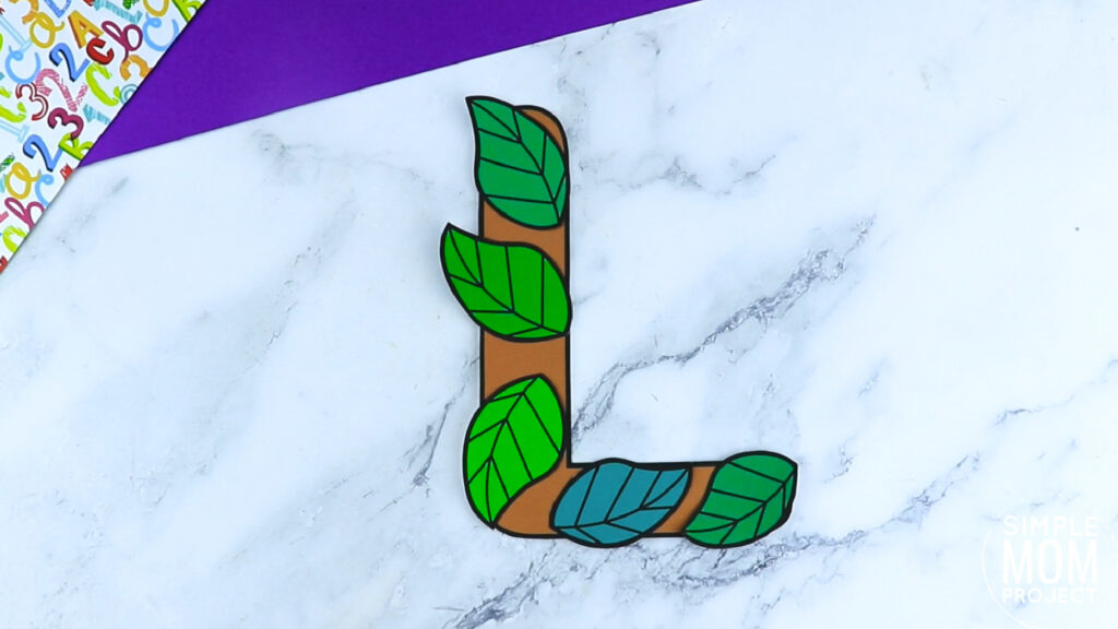 Free Printable Letter L Craft Template – Simple Mom Project