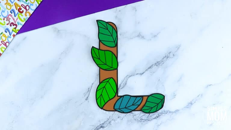 Free Printable Letter L Craft Template – Simple Mom Project