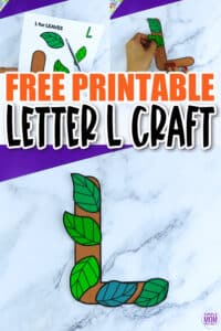 Free Printable Letter L Craft Template – Simple Mom Project