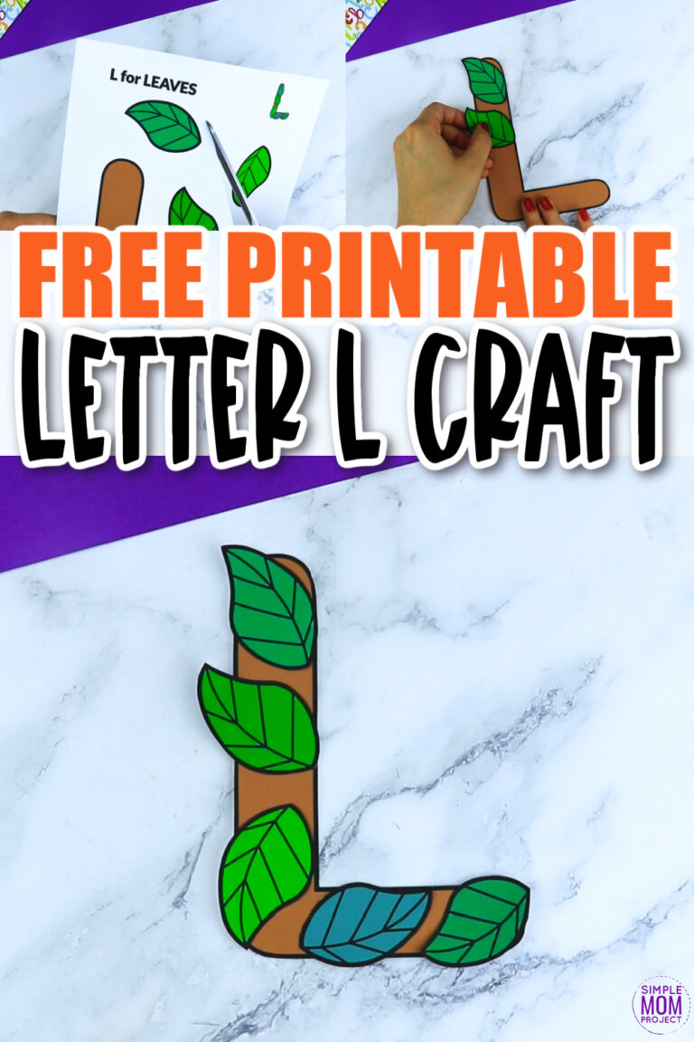 Free Printable Letter L Craft Template - Simple Mom Project